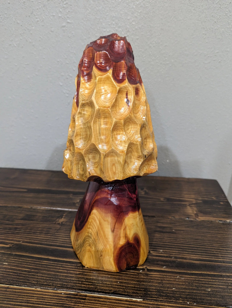 Discover the Uniqueness of Morel Mushroom Chainsaw Carving – Creation ...
