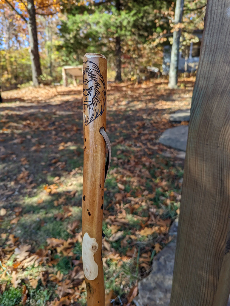 Big Foot Walking Stick on Strong hardwood from the Ozarks – Creation ...